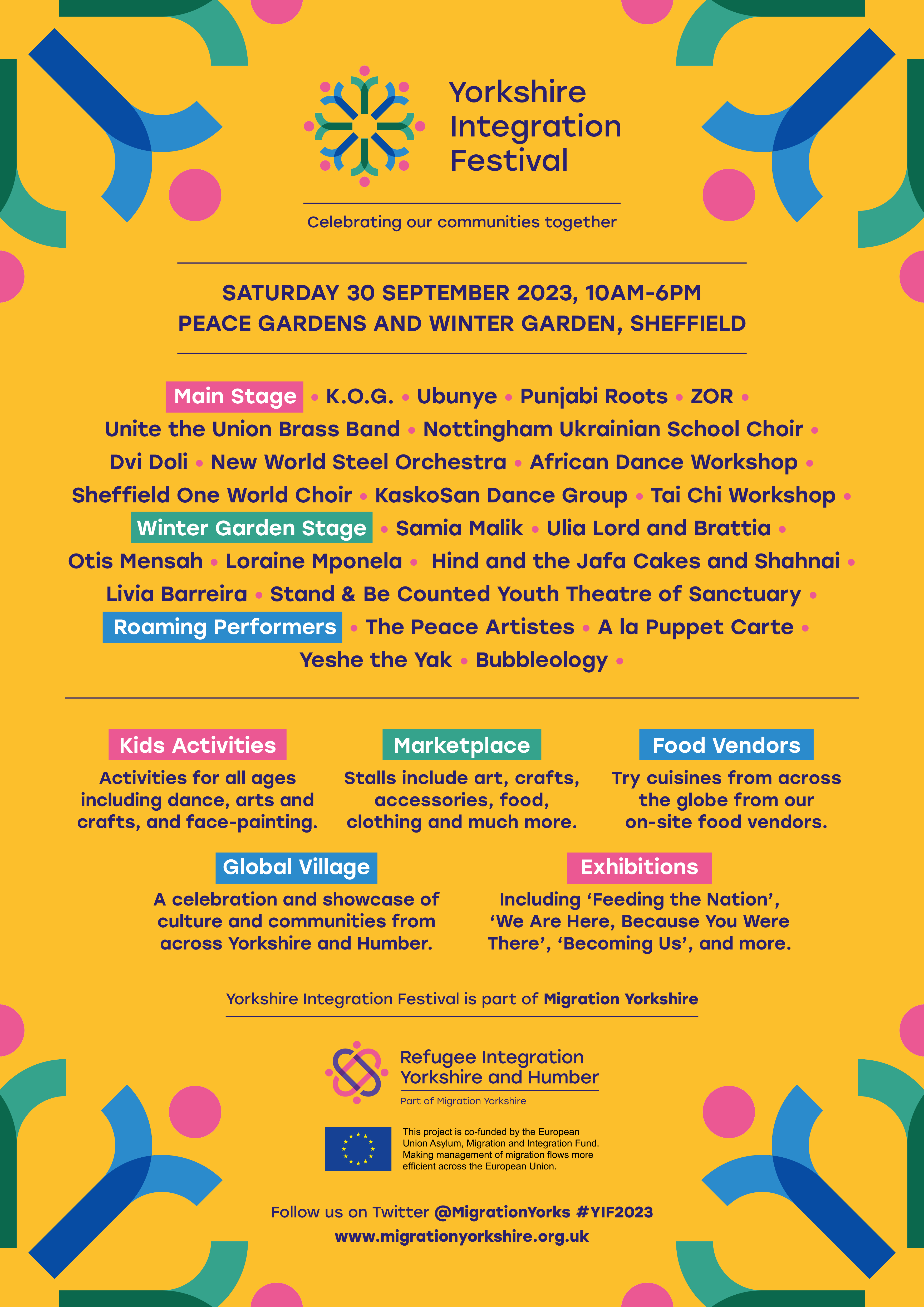 Yorkshire Integration Festival 2023 | Migration Yorkshire